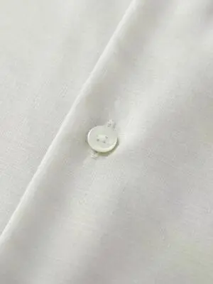 Shanghai Tang Contrast-trim Mandarin Shirt