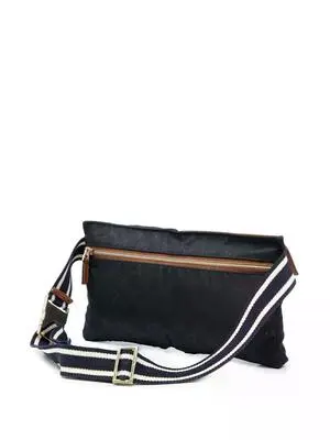 Gucci 2016-2026 Gg Nylon Web Double Pocket Belt Bag - Black
