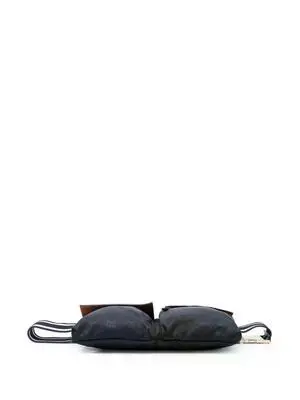 Gucci 2016-2026 Gg Nylon Web Double Pocket Belt Bag - Black