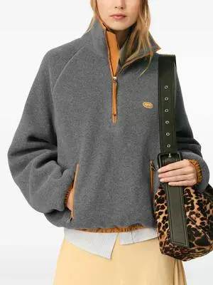 AMI Paris Fleece Vareuse With Patch