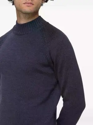 ZANONE Raglan-sleeve Ribbed-trim Sweater