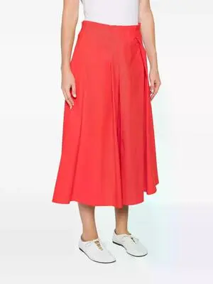 Sofie D'hoore Savy Pleated A-line Midi Skirt