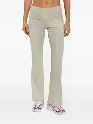 Nike Logo-embroidery Flared Leggings