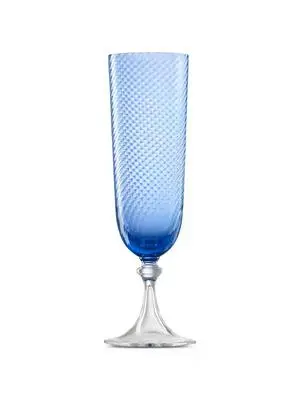 NASONMORETTI 3/62 Flute Glass - Blue