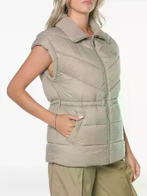 Karl Lagerfeld Quilted Drawstring-waist Gilet