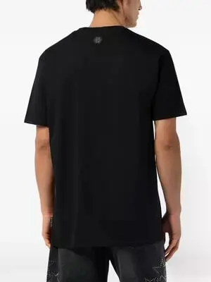 Philipp Plein Round-neck T-shirt Front Skull Dollar