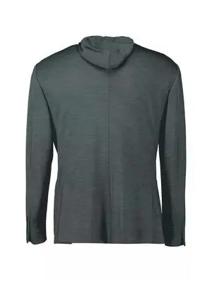 Eleventy Single-breasted Hooded Blazer