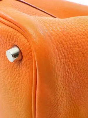 Hermès 2008 Pm Picotane Clemence Handbag - Orange