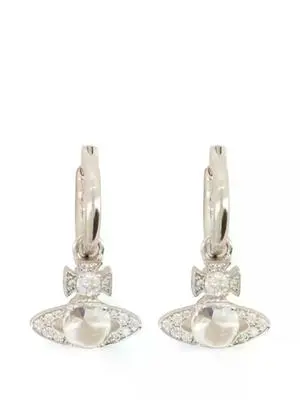 VIVIENNE WESTWOOD Ondina Hoop Earrings - Silver