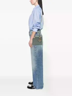 Dior 2020 Small Patent Cannage Lady Satchel - Grey