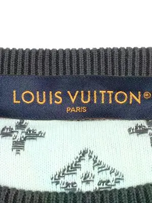 LOUIS VUITTON 2010s Monogram Gradient Long-sleeve Sweater
