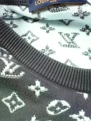 LOUIS VUITTON 2010s Monogram Gradient Long-sleeve Sweater