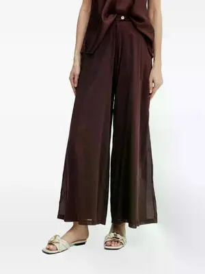FORTE_FORTE Button-fastening Wide-leg Palazzo Pants