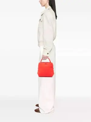 Dior 2013 Small Smooth Calfskin Diorbar Tote Bag - Red