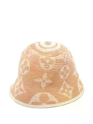 LOUIS VUITTON Bless Monogram Bucket Hat - Neutrals