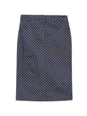 Françoise Tina Polka Dot-print Pencil Midi Skirt
