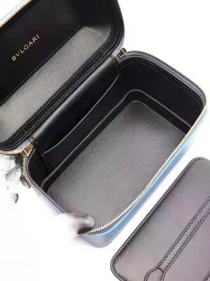 BVLGARI 2010s Serpenti Forever Vanity Bag - Blue