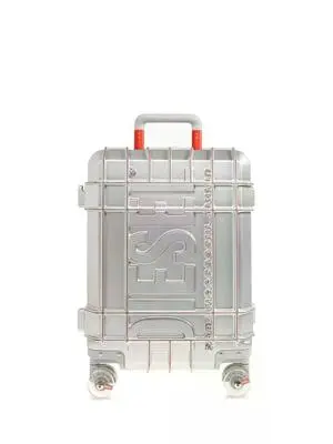 DIESEL® Embossed-logo Suitcase - Silver