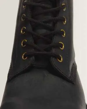 Dr. Martens 1460 Pascal Warm Lined Eye Crazy Horse Leather Boots - Black
