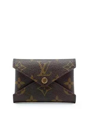 LOUIS VUITTON 2018 Monogram Pochette Kirigami Card Holder - Brown