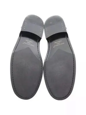 LOUIS VUITTON Studded Leather Loafers