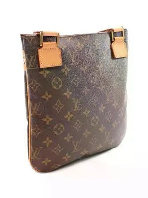 LOUIS VUITTON 2005 Pochette Bosphore Monogram Shoulder Bag - Brown