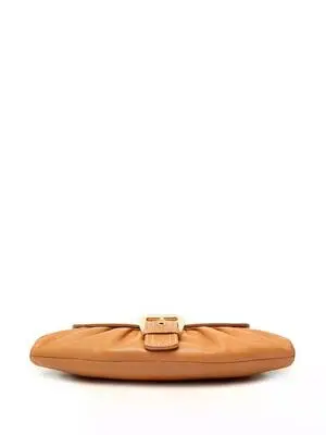 Celine 2010 Small Leather Buckle Flap Shoulder Bag