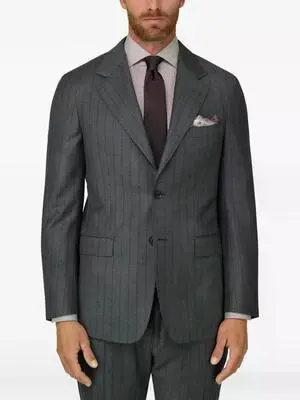 Boggi Milano Pinstripe Wool Suit
