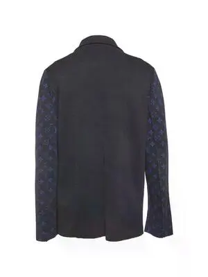 LOUIS VUITTON Monogram Wool-knit Blazer