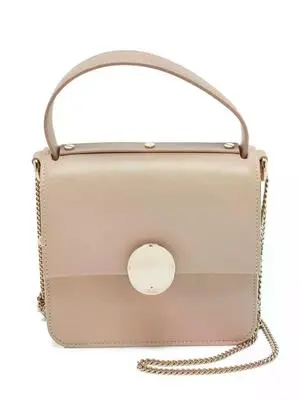 Chloé Penelope Mini Leather Tote Bag Neutrals