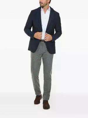 NORWEGIAN WOOL Notch-lapel Single-breasted Blazer