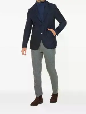 NORWEGIAN WOOL Notch-lapel Single-breasted Blazer