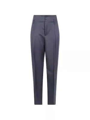 Alberta Ferretti Pleated Belt-loop Tailored Trousers