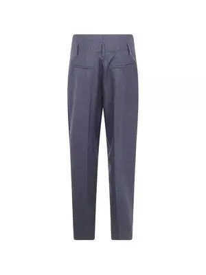 Alberta Ferretti Pleated Belt-loop Tailored Trousers