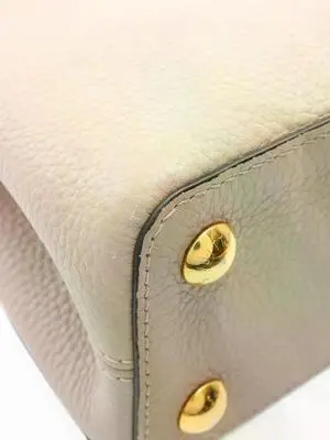 LOUIS VUITTON 2021 Bb Capucines Galet 2-way Handbag - Neutrals