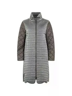 MOORER Aretusa-p Quilted High-neck Coat - Grey