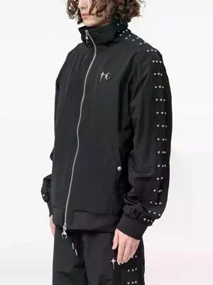 THUG CLUB Triple Line Stud Track Jacket