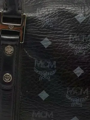 Mcm Boston Zip-fastening Tote Bag - Black