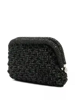 TWENTY FOURHAITCH Kaira Clutch Bag - Black