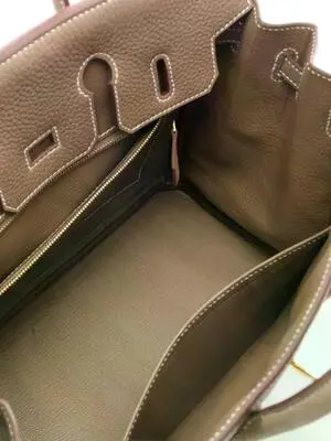 Hermès 25 Birkin Togo Handbag - Neutrals
