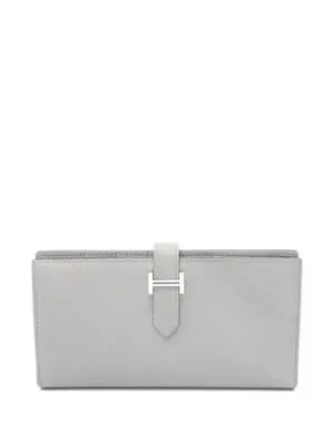 Hermès 2025 Béarn Soufflet Wallet - Grey