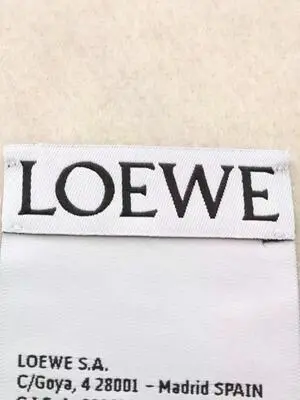 Loewe Anagram Scarf - Neutrals