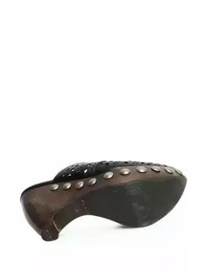 Alaïa Laser-cut Rivet Mules