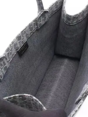 Dior 2010s Medium Book Tote Canvas Tote Bag