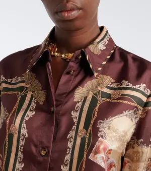 Zimmermann Valiant Printed Silk Twill Shirt - Multicoloured