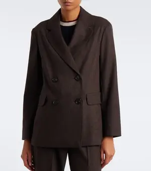 Max Mara Double-breasted Wool Blazer