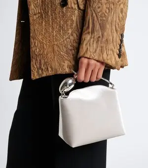 Erdem Bloom Mini Velvet Top-handle Bag