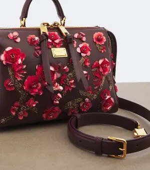 Dolce & Gabbana Vittoria Medium Leather Top-handle Bag