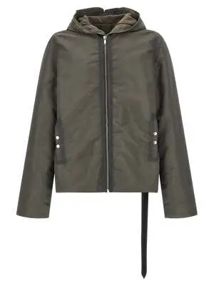 Rick Owens Gimp Zipfront' Jacket - Gray