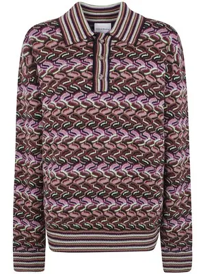 Drole De Monsieur Long-sleeve Polo "coogie